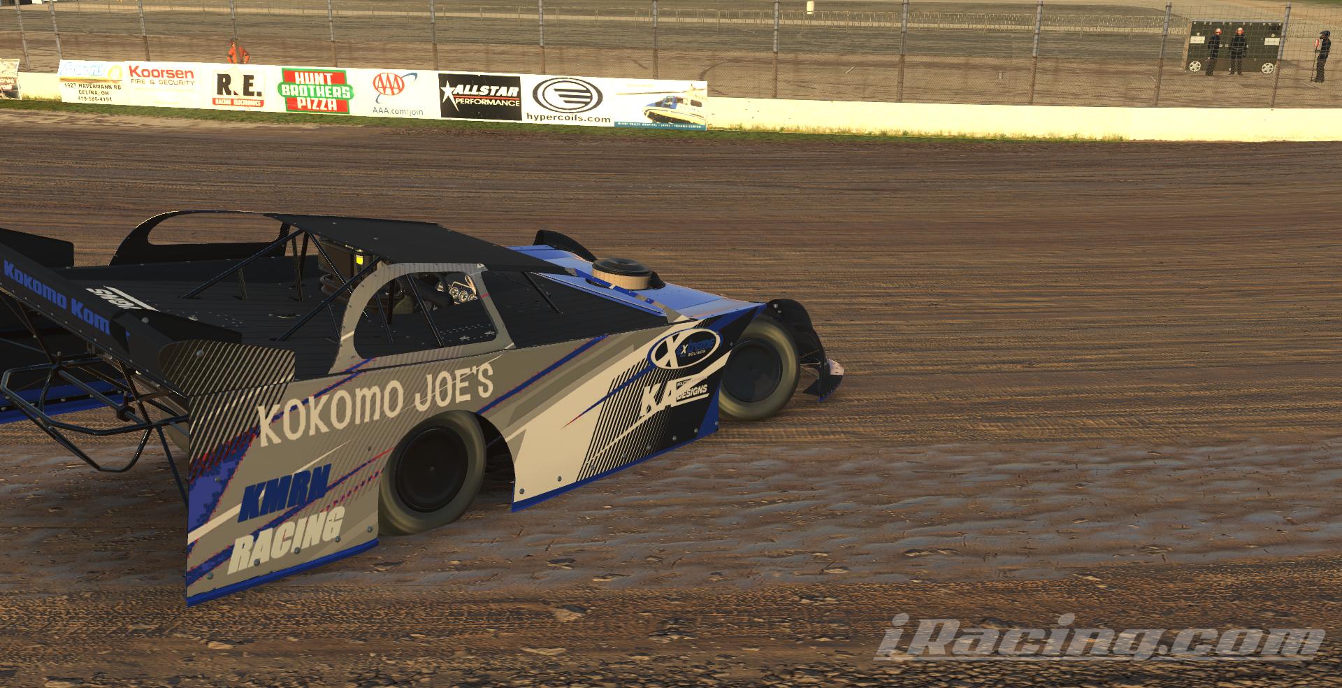 Kaleb Nickle Blue Chrome Late Model by Koleton Anderson - Trading Paints