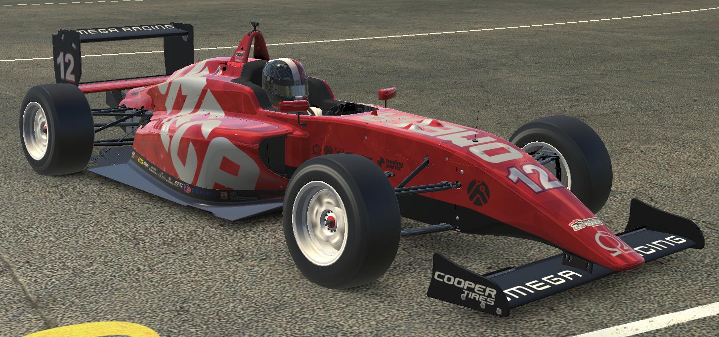 Red Omega Racing USF 2000 by Adnan A. - Trading Paints