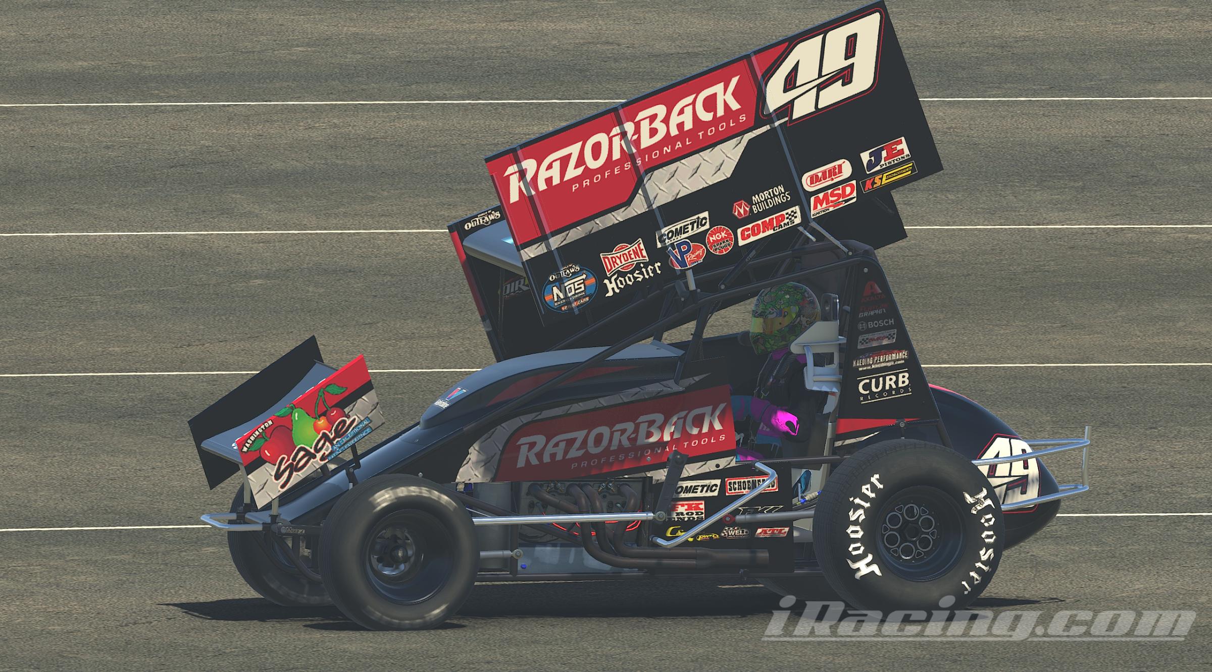 Brad Sweet Razor-Back Tools #49 by Jake Boyer - Trading Paints