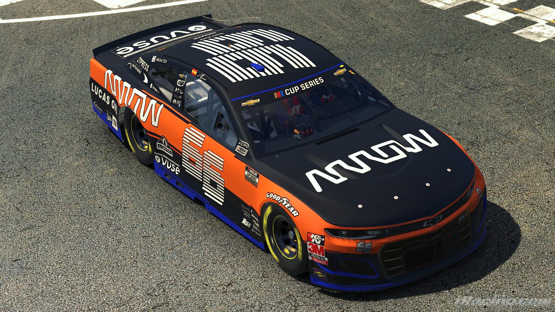 Arrow Mclaren NASCAR #66 (Custom Number) by Cade Mckee - Trading Paints