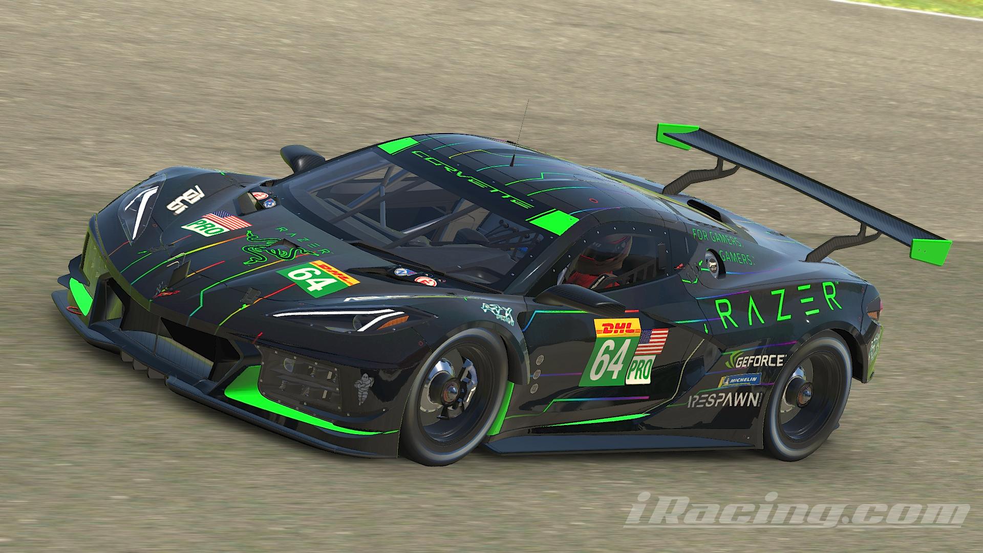 Corvette C8R Razer Chroma by Alan H. - Trading Paints