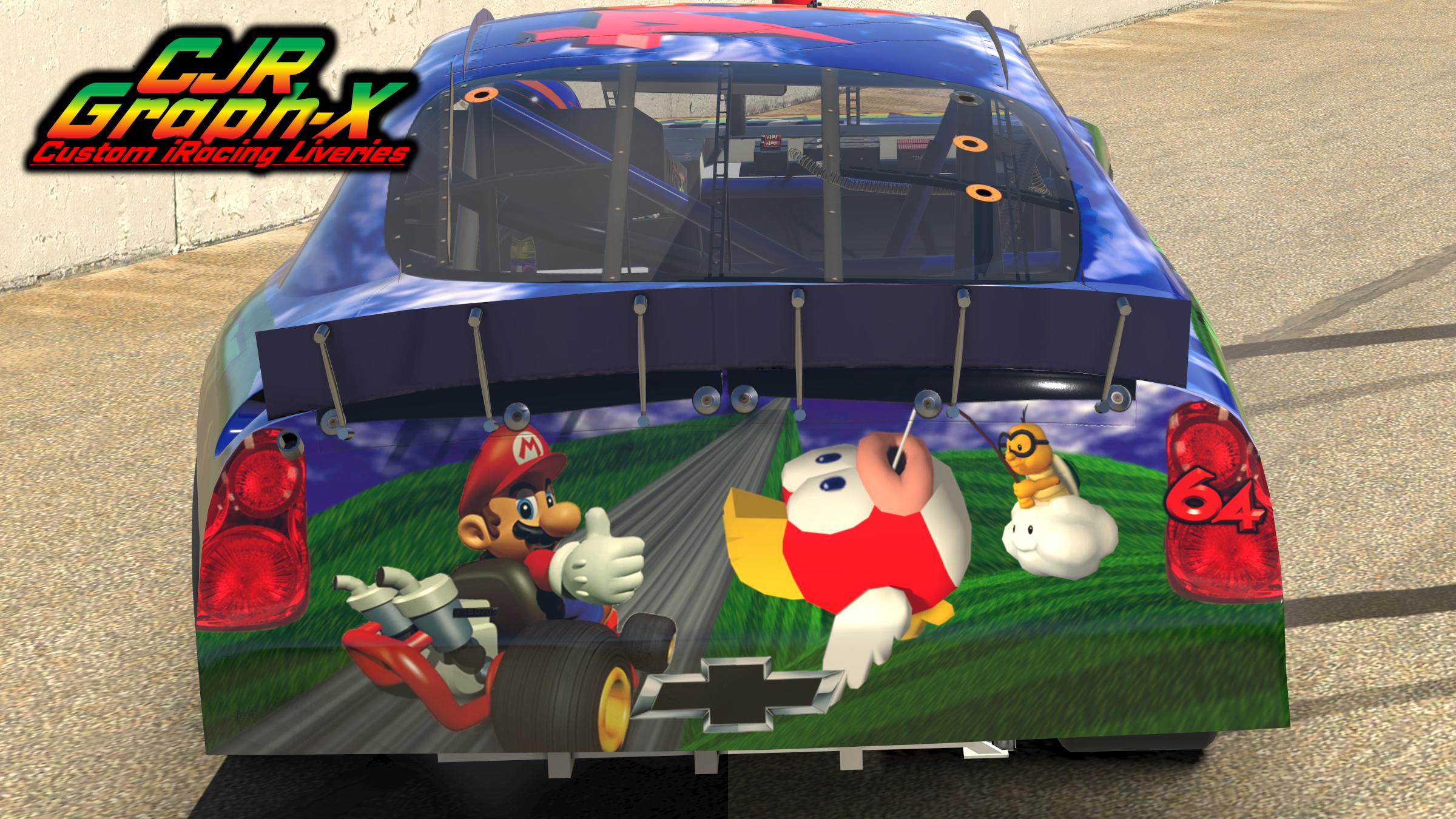 MarioKart 64 ARCA Custom Numbers by Corey Rutherford - Trading Paints