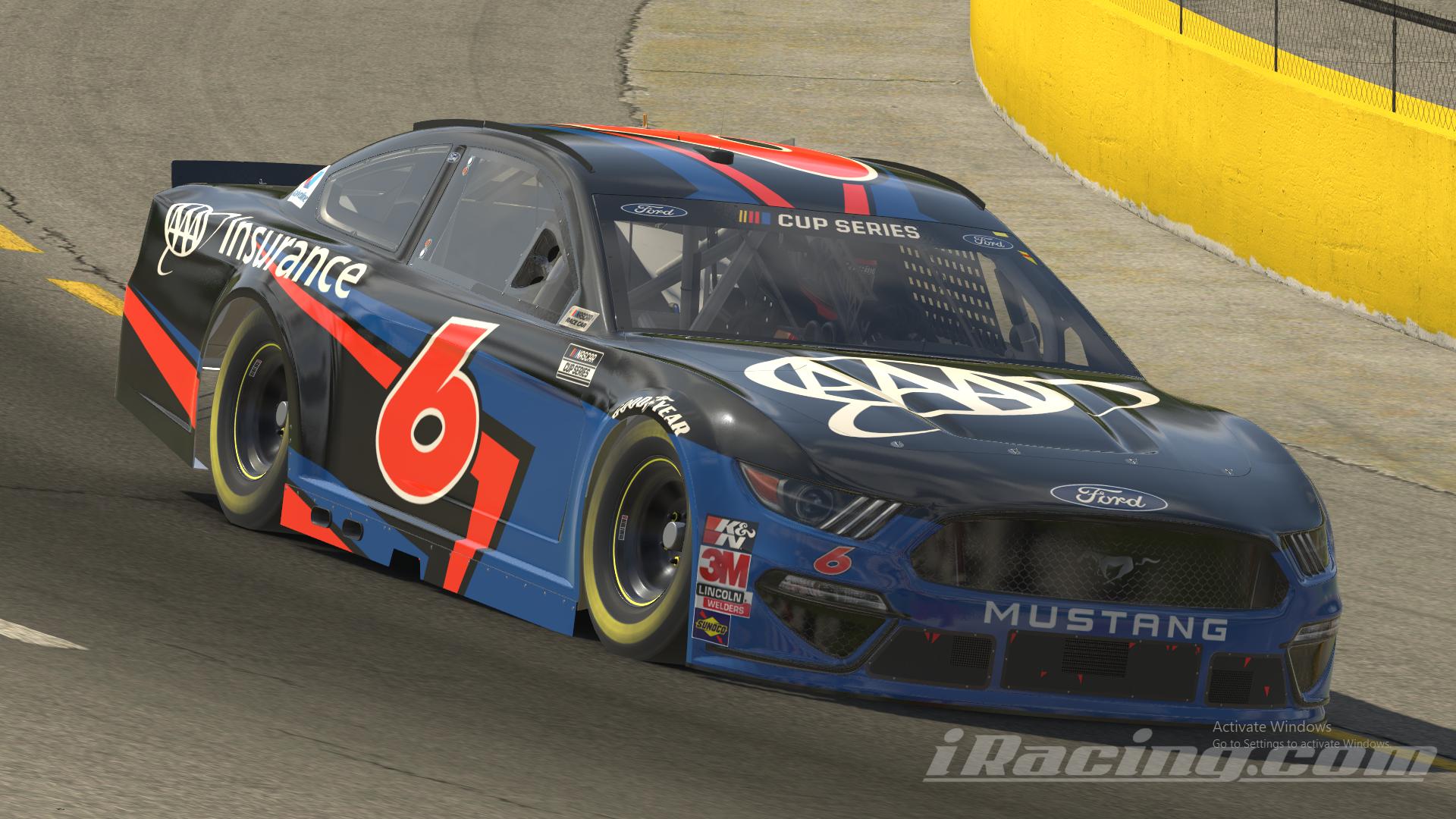 Fictional "Blackout" AAA Insurance Ford Mustang (No Numbers) by Casey ...