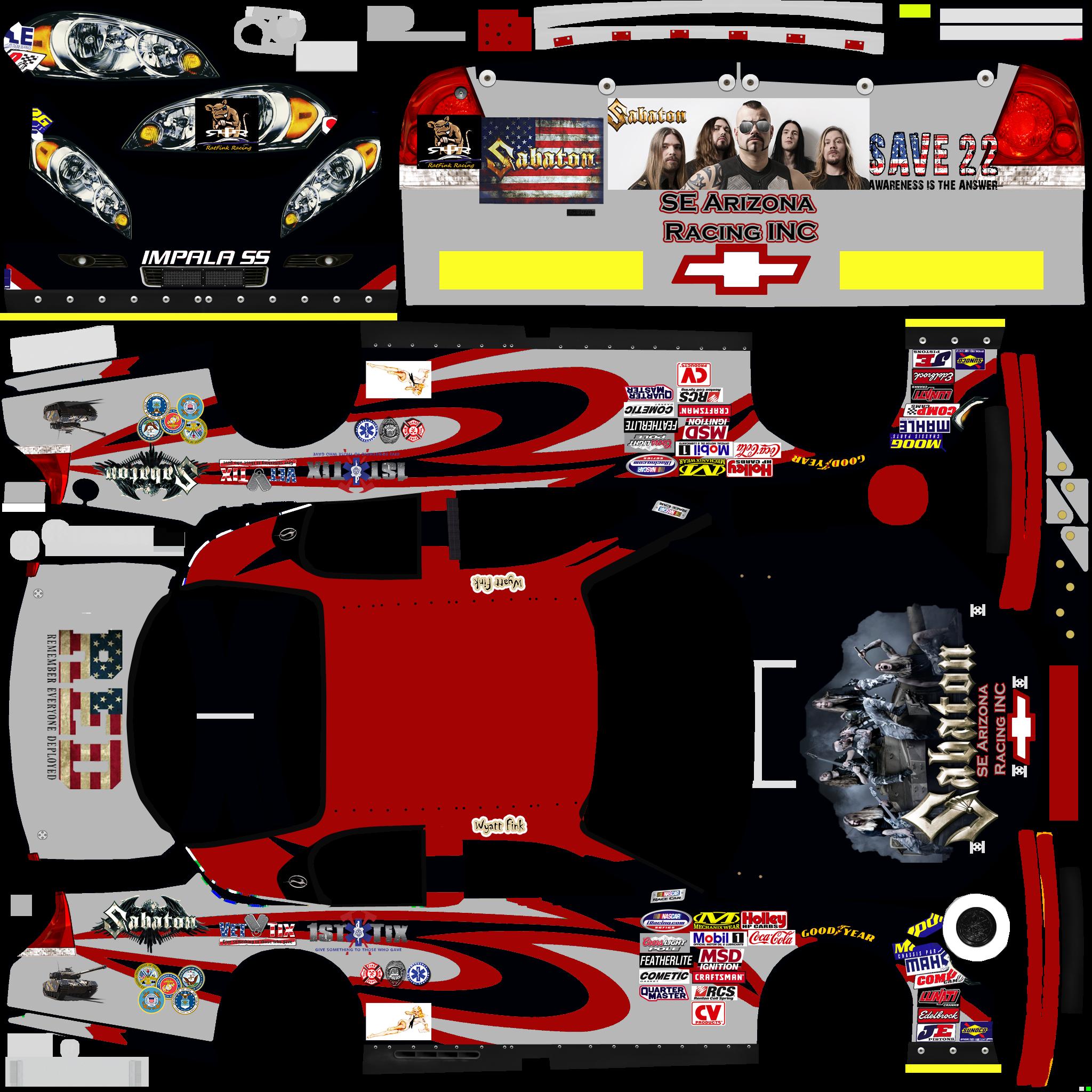 Chevrolet Impala SS Class BSabatonNo# by William Fink - Trading Paints