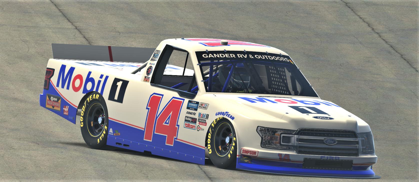 SHR-Clint Bowyers 2017 Mobil 1 F-150 by Todd Ressler - Trading Paints