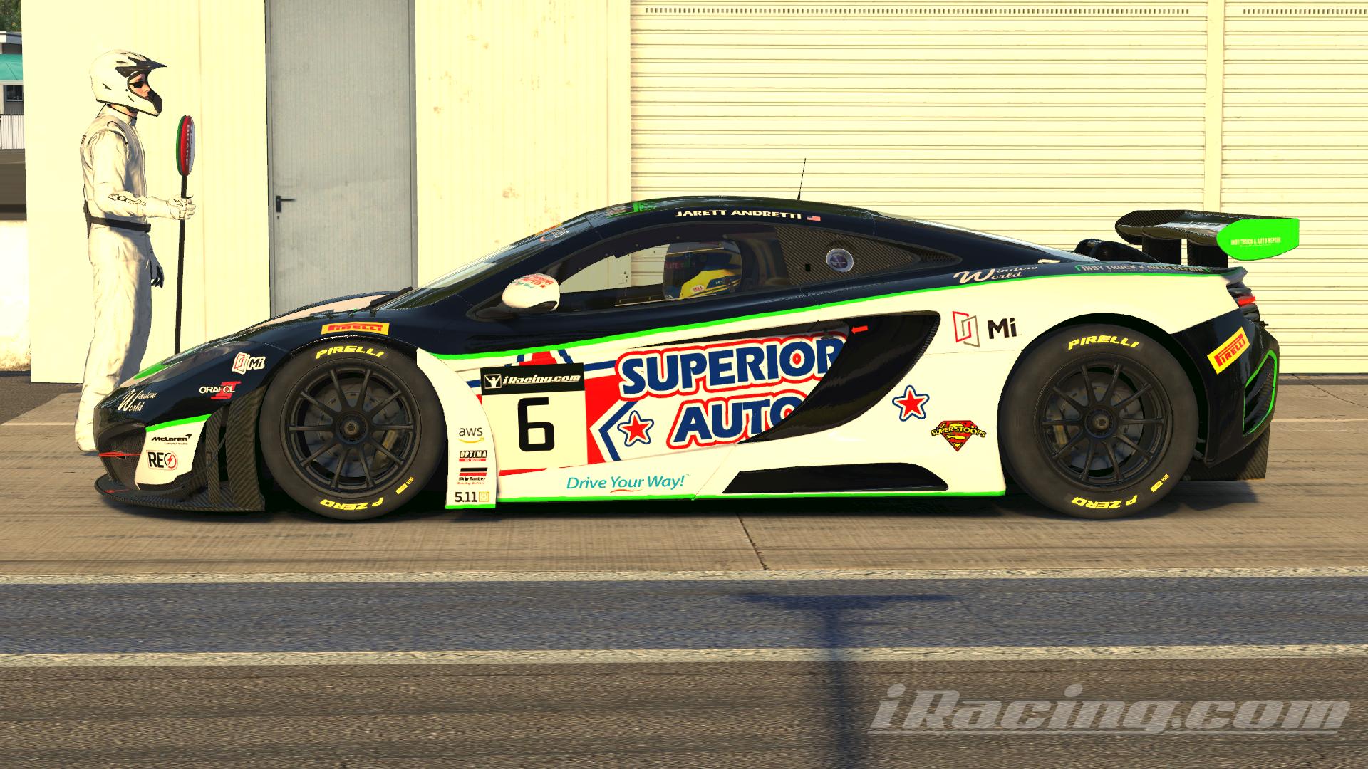 Jarett Andretti - McLaren Customer GT4 by Tyler Swartz2 - Trading Paints