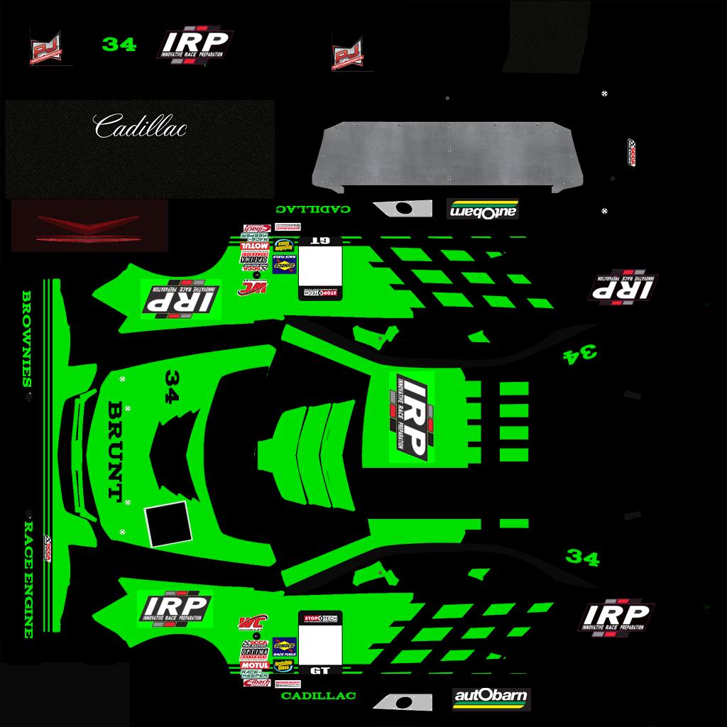 MATT BRUNT CADILLAC CTS-V RACER by Tom Brown2 - Trading Paints