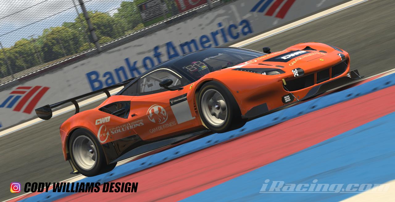 Travis Parrott Ferrari 488 GT3! by Cody G Williams - Trading Paints