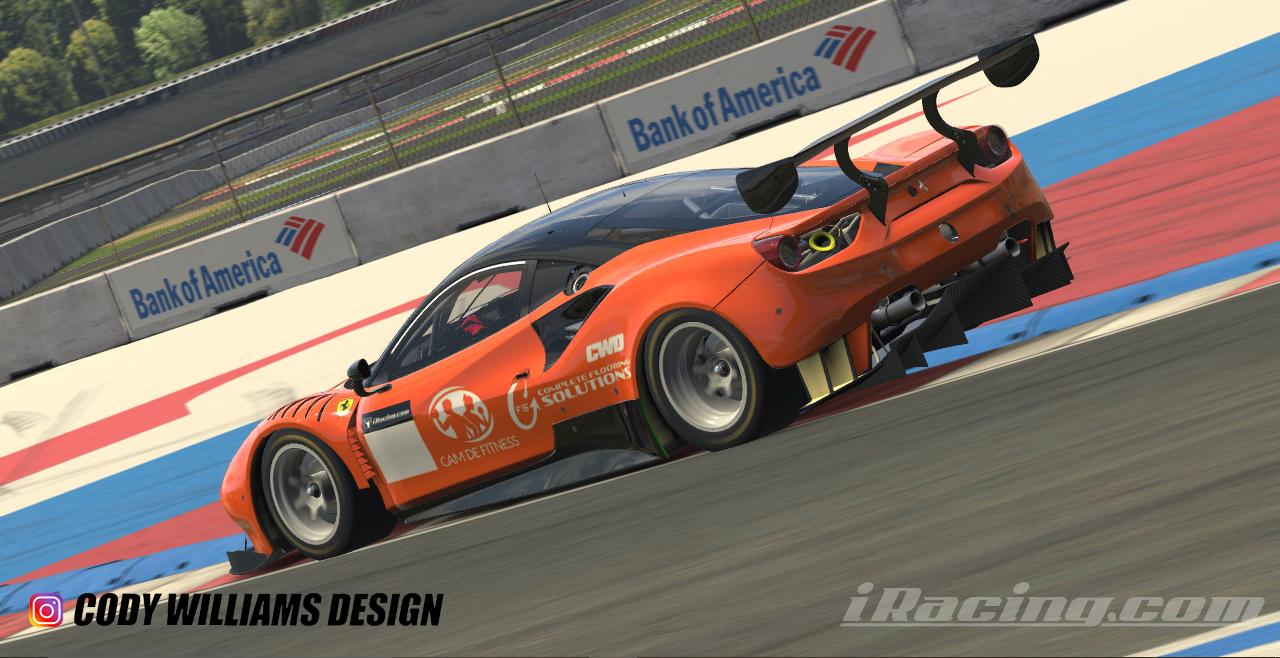 Travis Parrott Ferrari 488 GT3! by Cody G Williams - Trading Paints