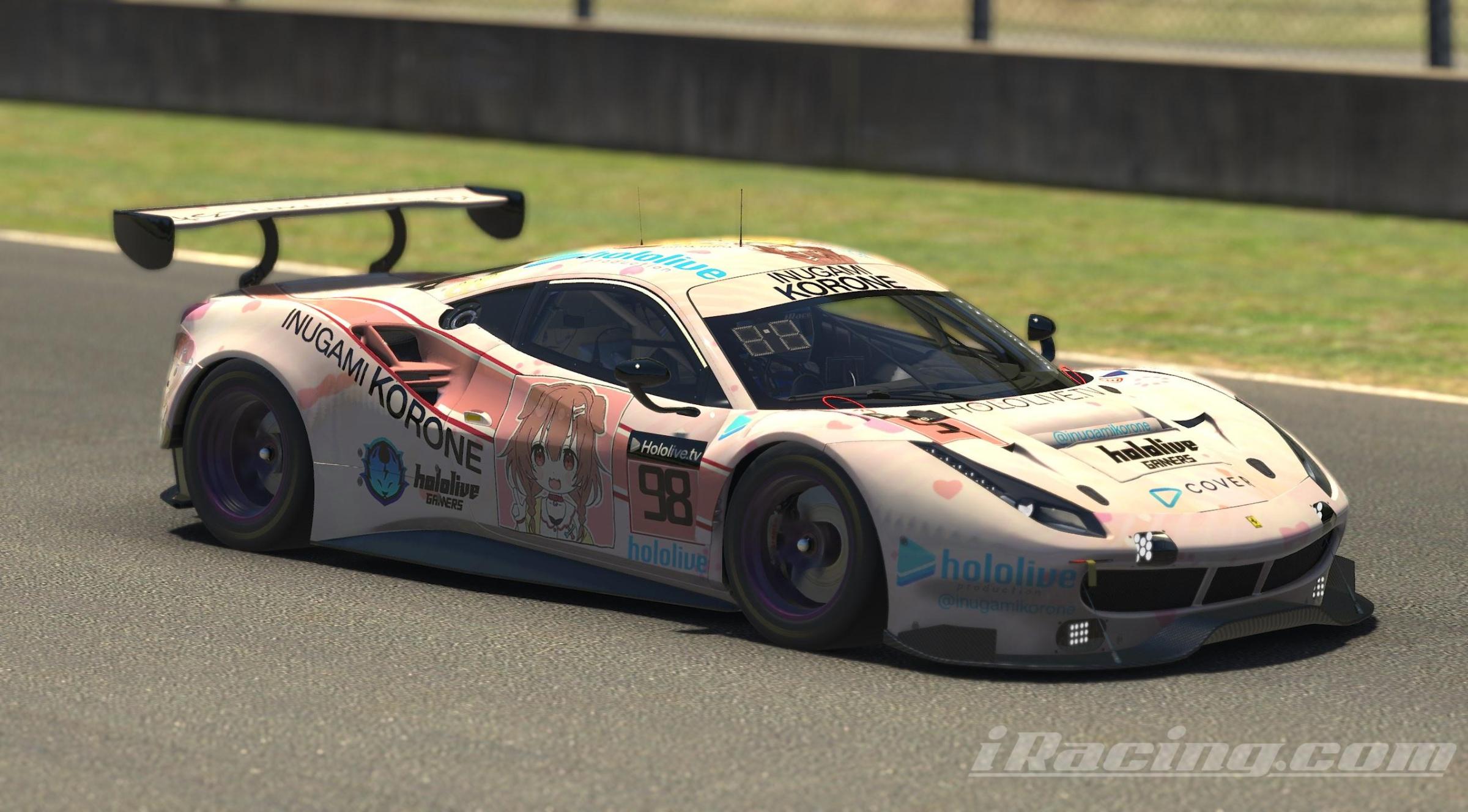 Hololive Gamers - Inugami Korone Ferrari GT3 by Kalle Leskinen ...