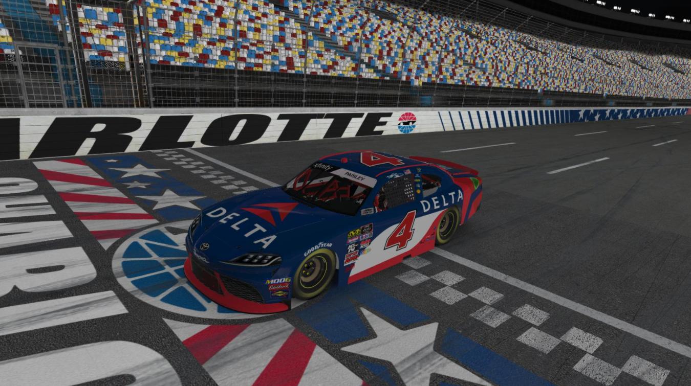 Delta Airlines Toyota Xfinity Supra by William Paisley - Trading Paints