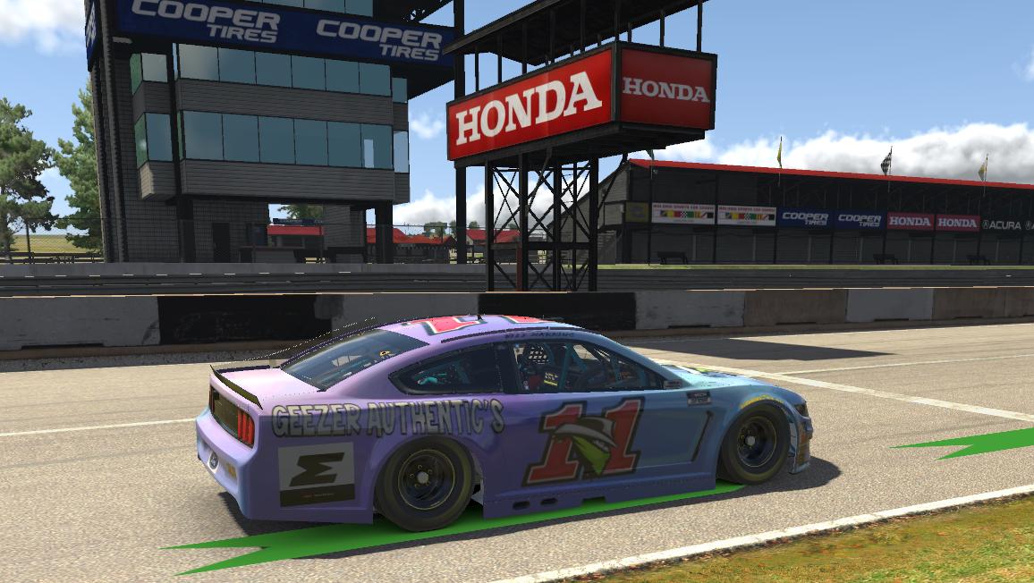 GEEZER AUTHENTICS EVAN WALL MEDIA CUP CAR by Bill Harkins - Trading Paints