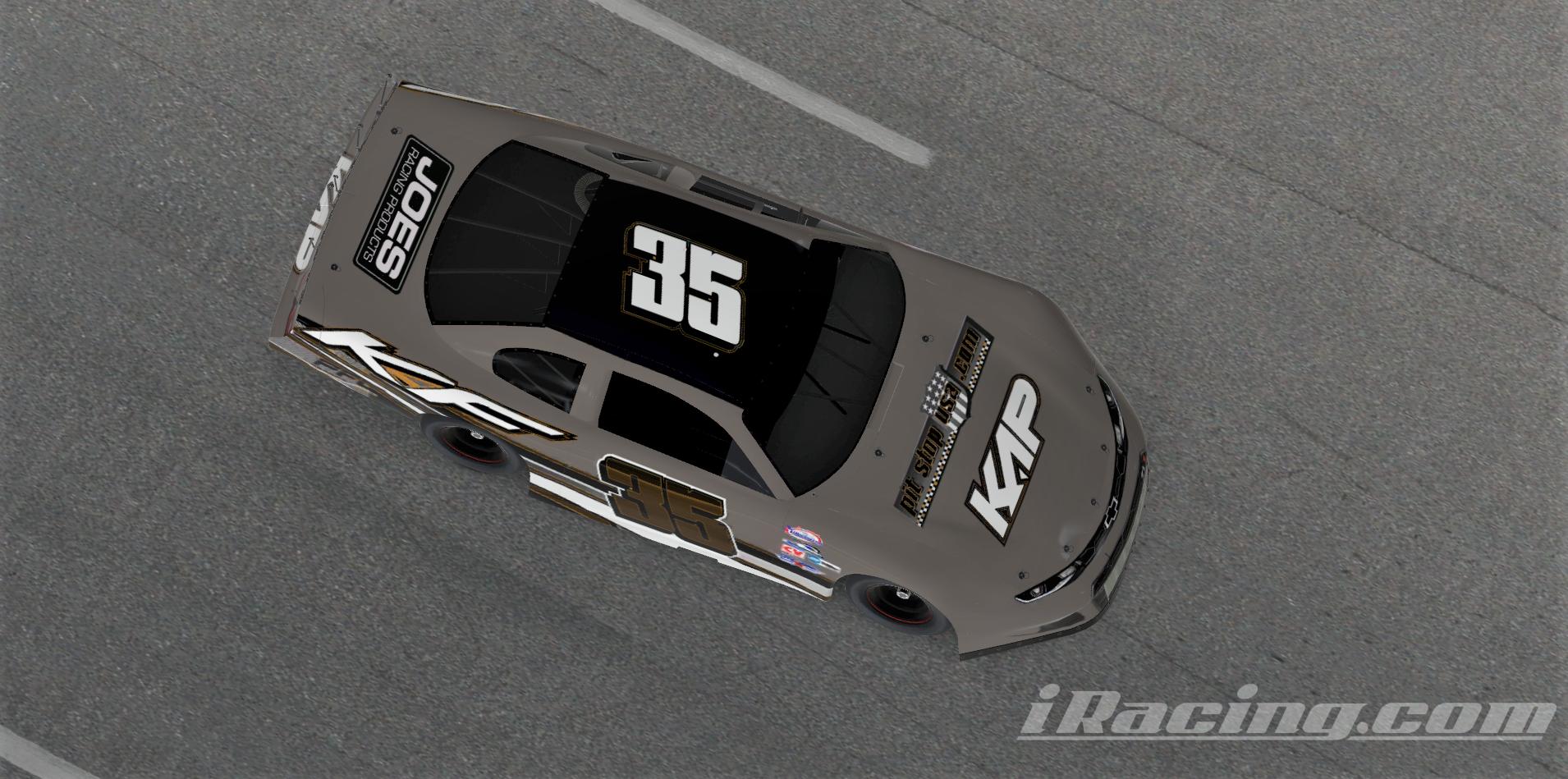 justin McClure Super late Model Gold 35 by Kaiden Anderson - Trading Paints