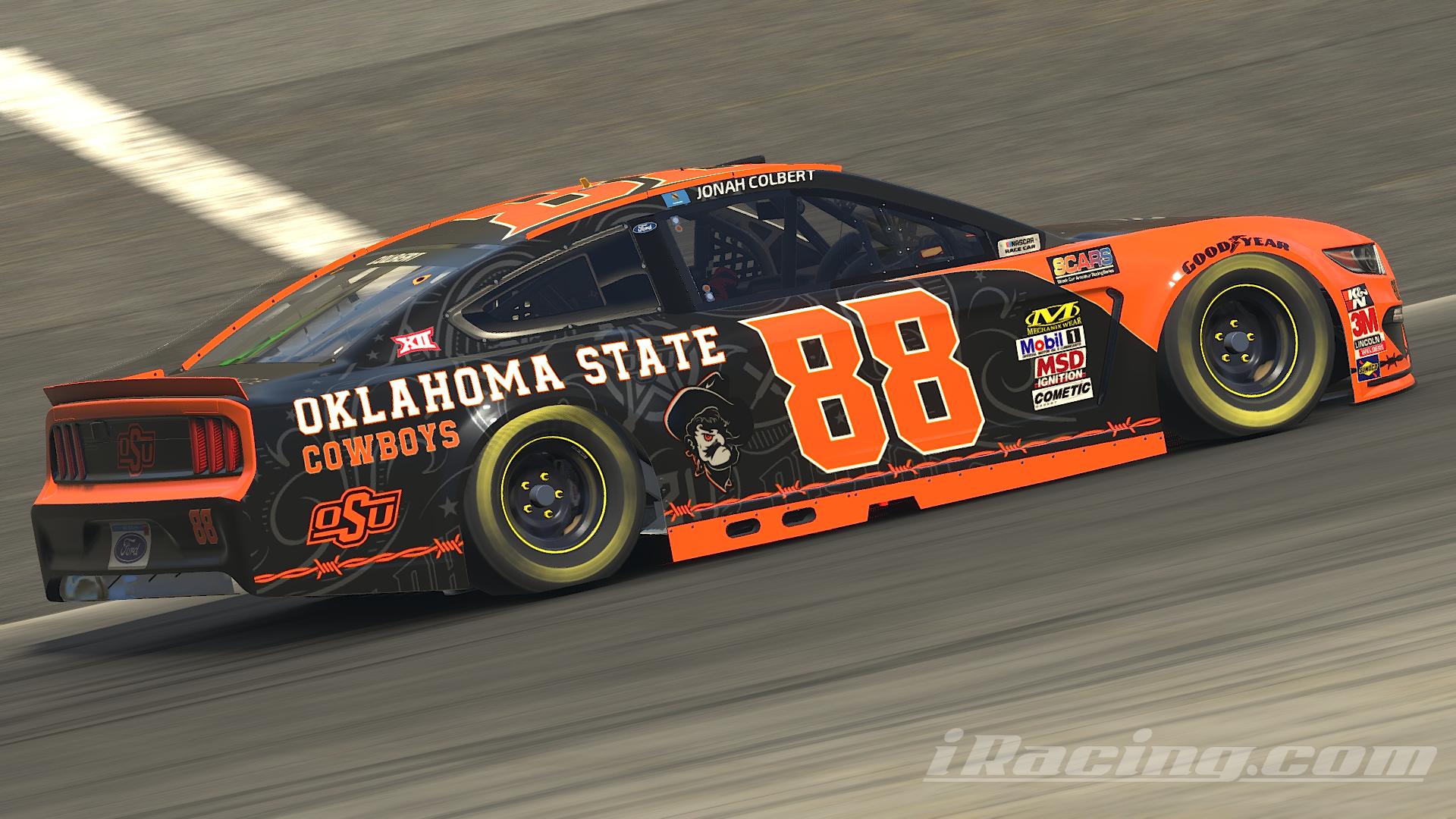Oklahoma State Cowboys 2019 Ford Mustang by Jonah Colbert - Trading Paints