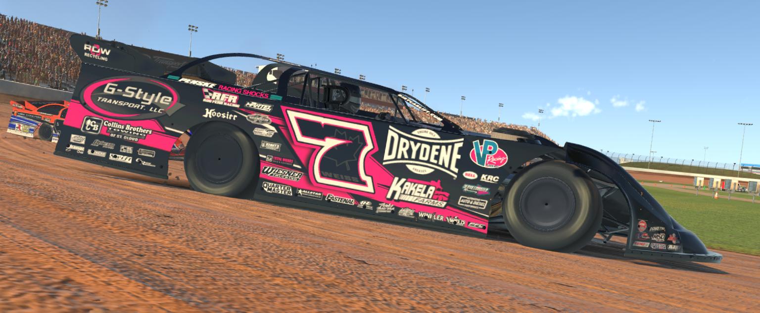 RICKY WEISS CANCER AWARENESS CAR WITH # by Byron Morris - Trading Paints