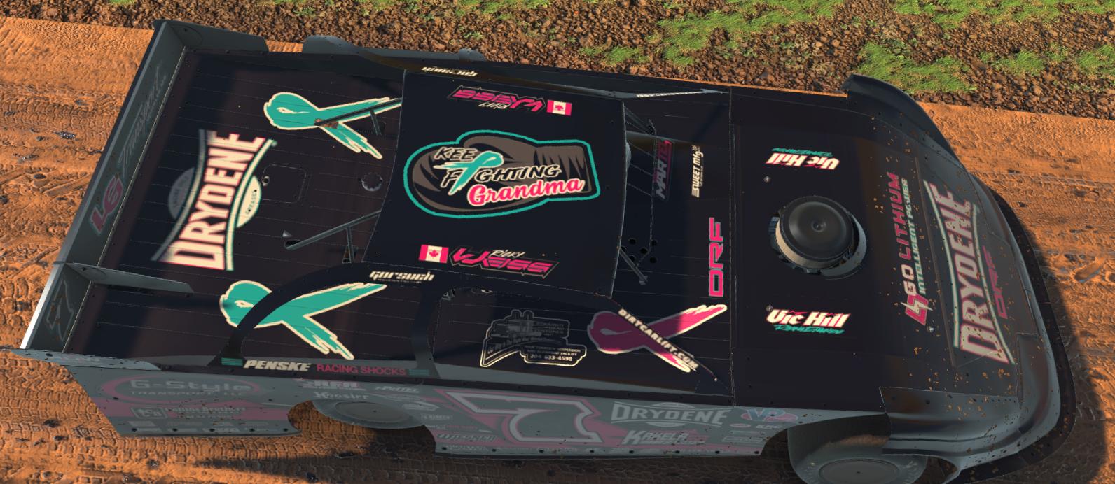 RICKY WEISS CANCER AWARENESS CAR WITH # by Byron Morris - Trading Paints