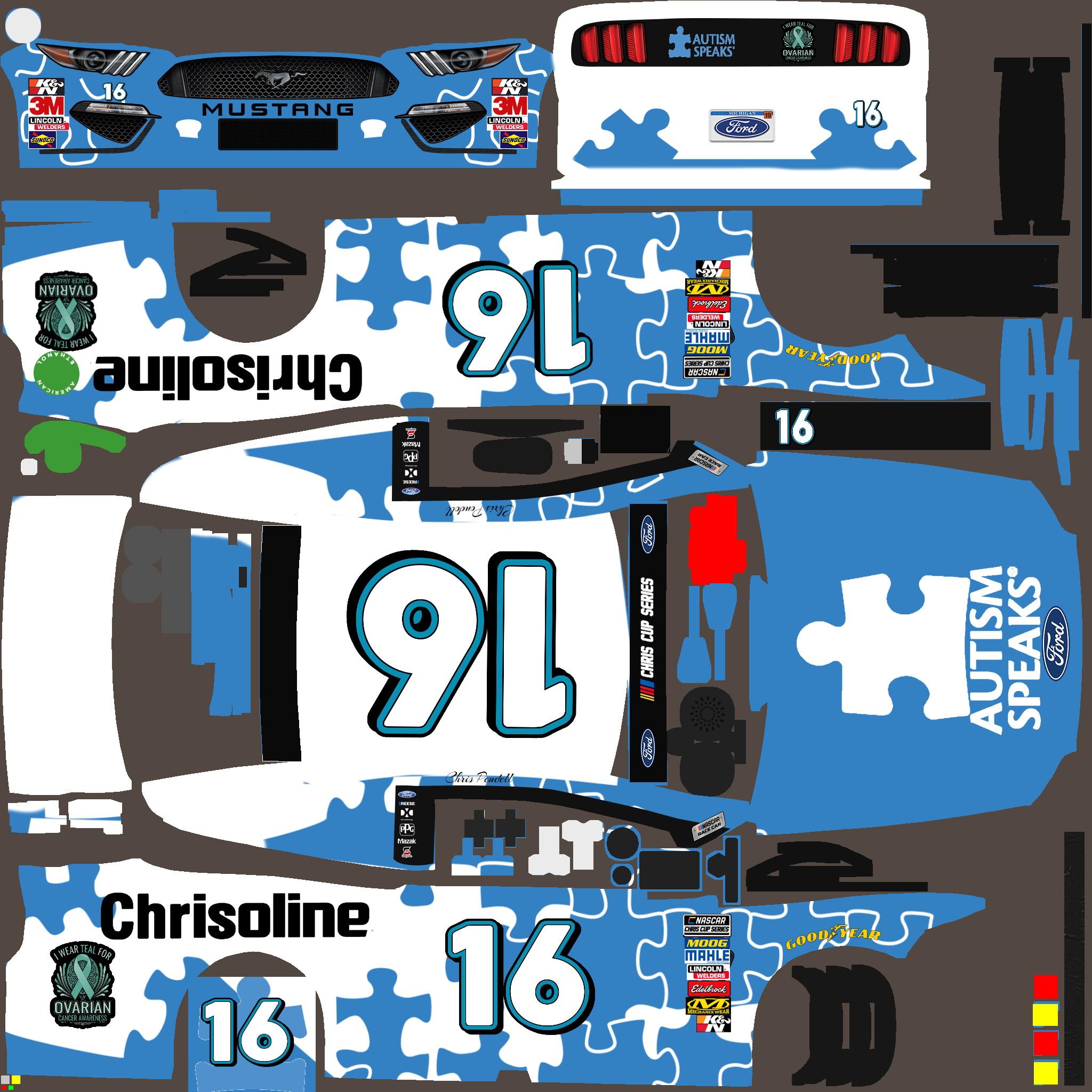 AutismSpeaks16 by Chris Hubka - Trading Paints