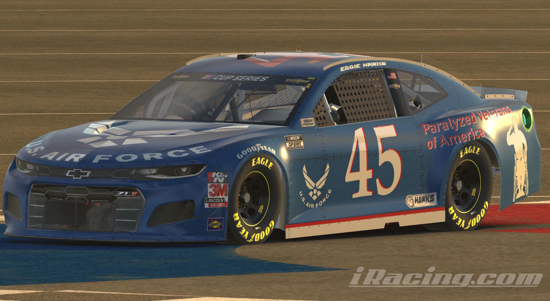 Eddie Hawks AirForce / Paralyzed Veterans Of America by Billy Wise ...