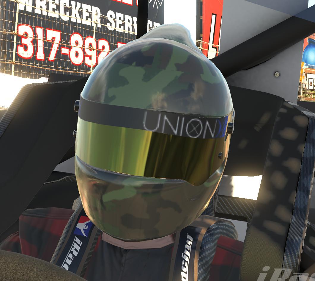 Camo Union Helmet by Allen Best - Trading Paints