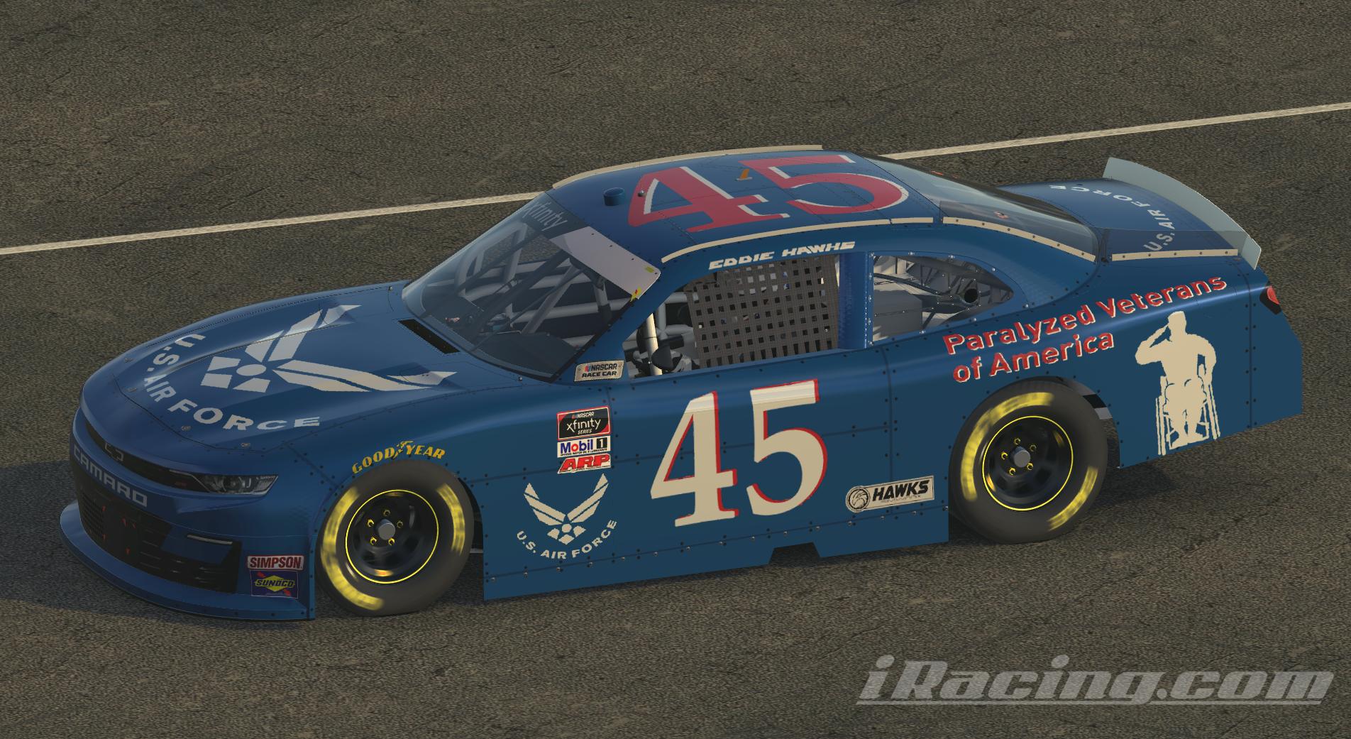 Eddie Hawks Air Force, Paralyzed Veterans Of America by Billy Wise ...