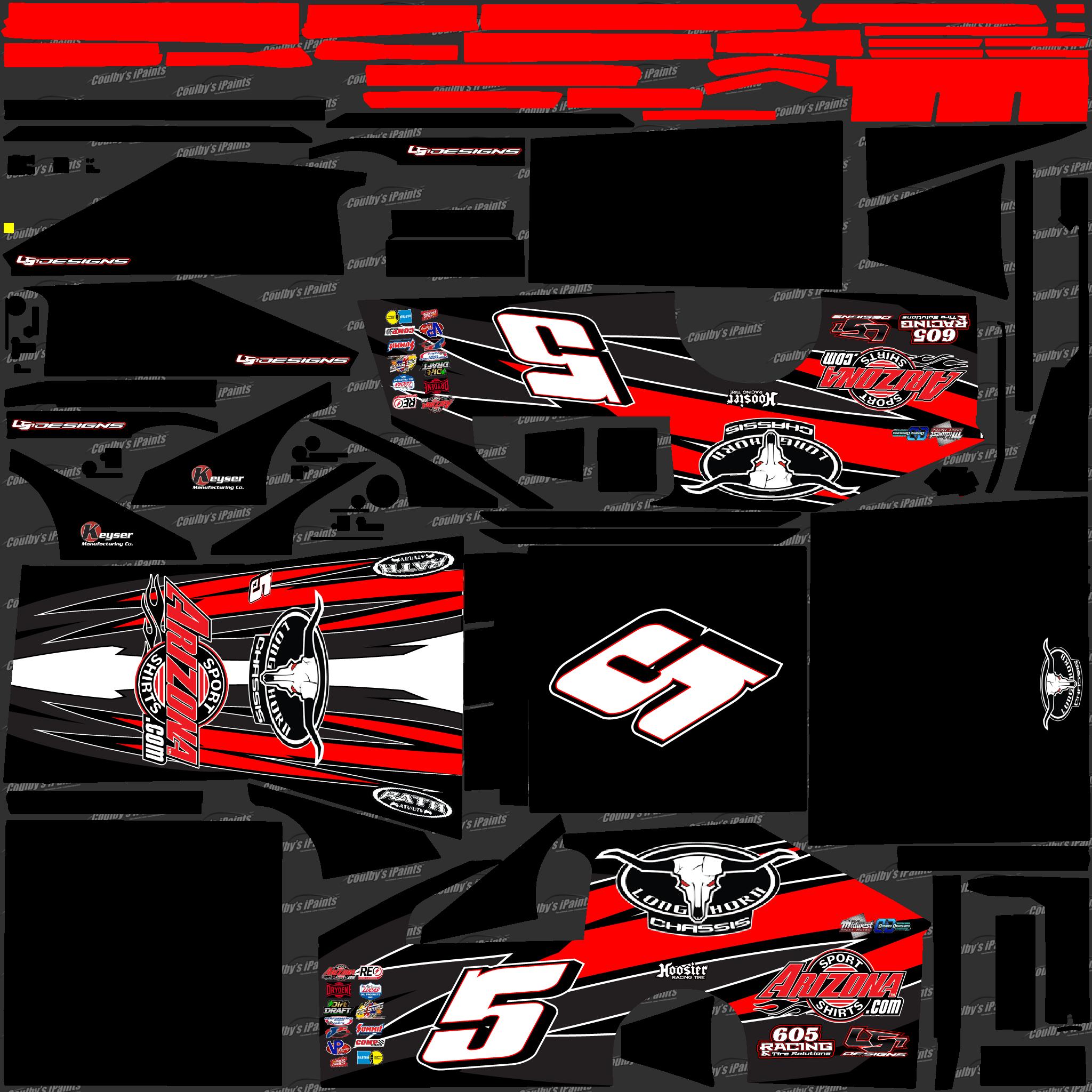 no.5 Black Longhorn UMP by Landon S. - Trading Paints