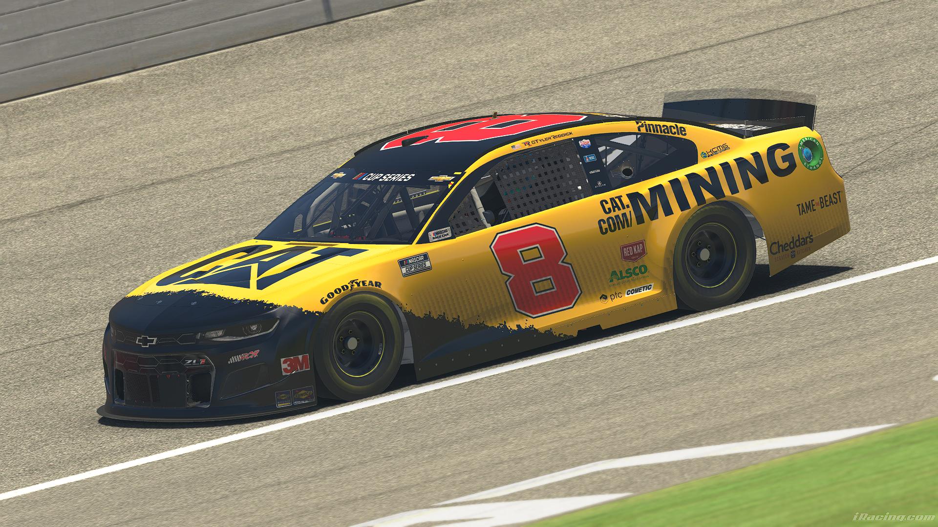 RCR Tyler Reddick CAT Mining by Austin G Johnson - Trading Paints
