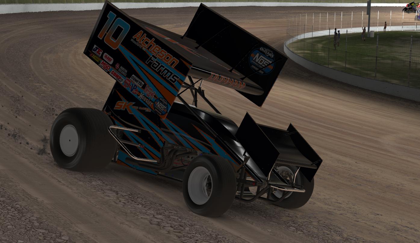 Custom Sprint Car by Steve Durham - Trading Paints