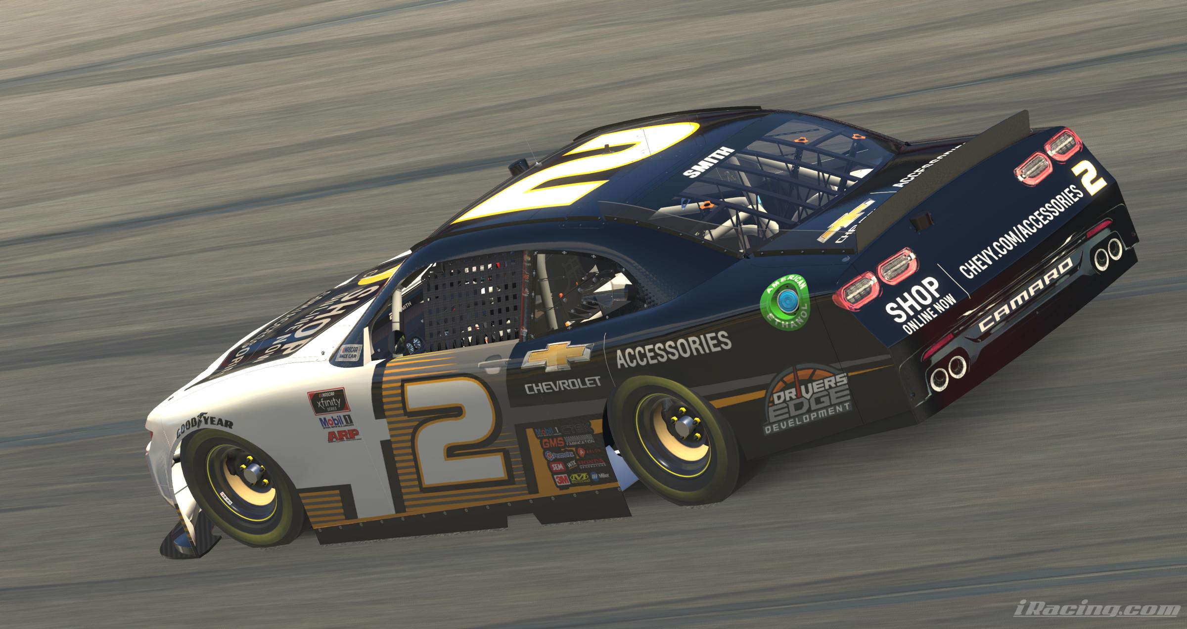 Sheldon Creed Chevy Accessories Xfinity Camaro (no numbers) by Patrick ...