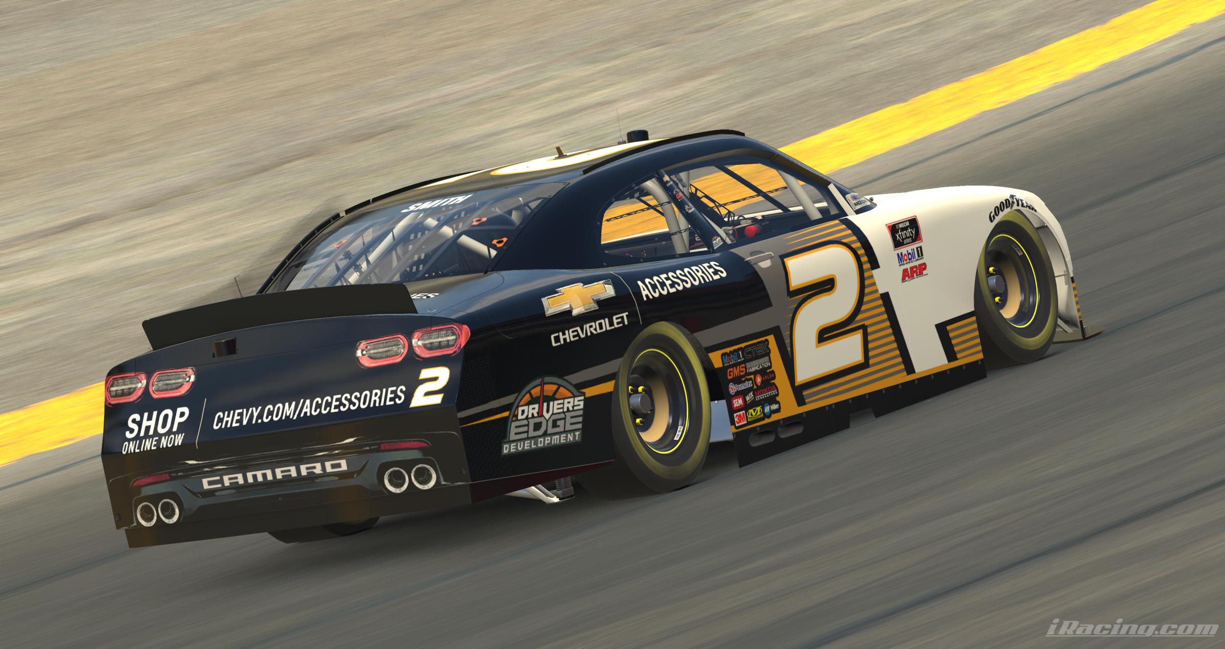 Sheldon Creed Chevy Accessories Xfinity Camaro (no numbers) by Patrick ...