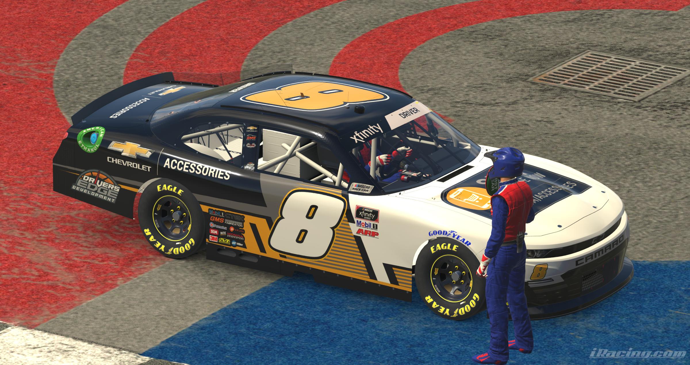 8 Sheldon Creed Chevy Accessories Xfinity Camaro (custom numbers) by ...