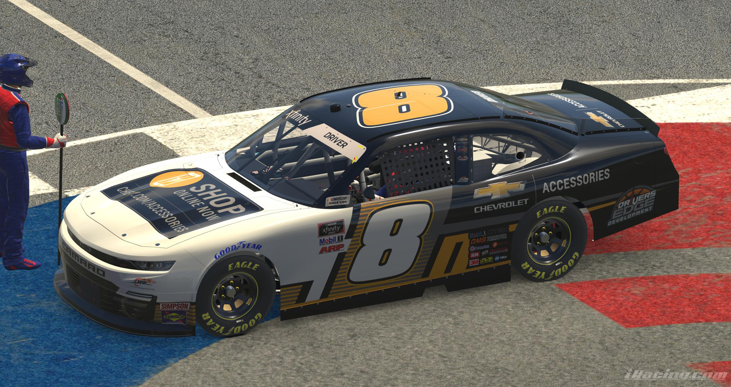 8 Sheldon Creed Chevy Accessories Xfinity Camaro (custom numbers) by ...