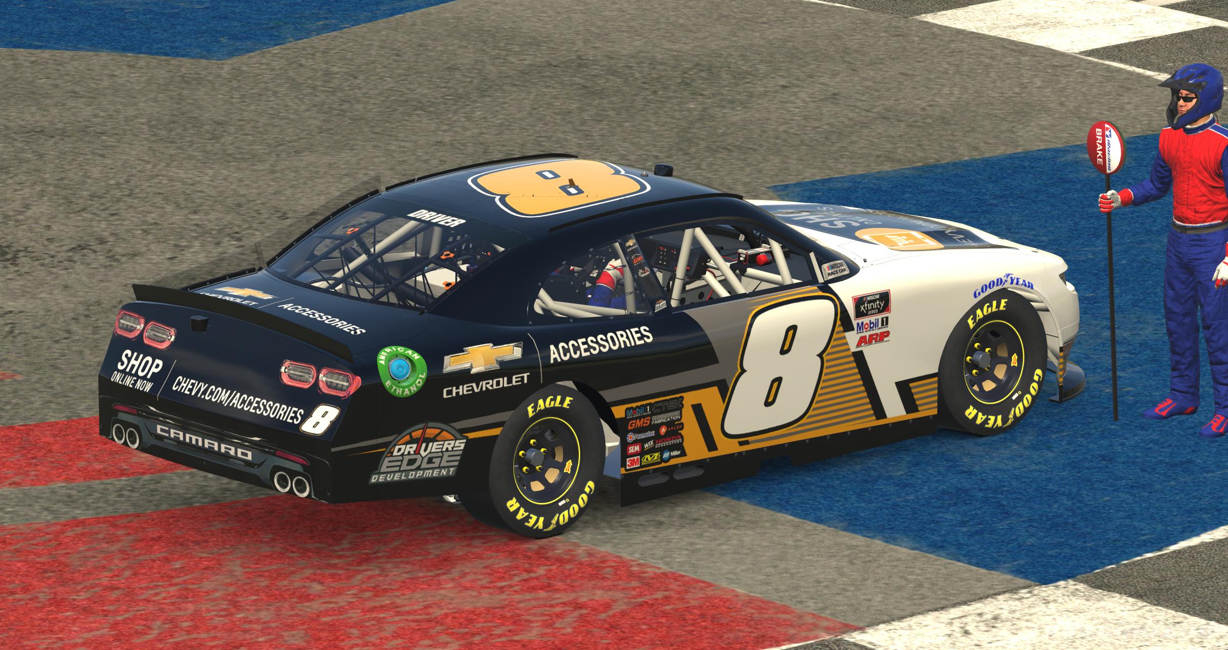 8 Sheldon Creed Chevy Accessories Xfinity Camaro (custom numbers) by ...