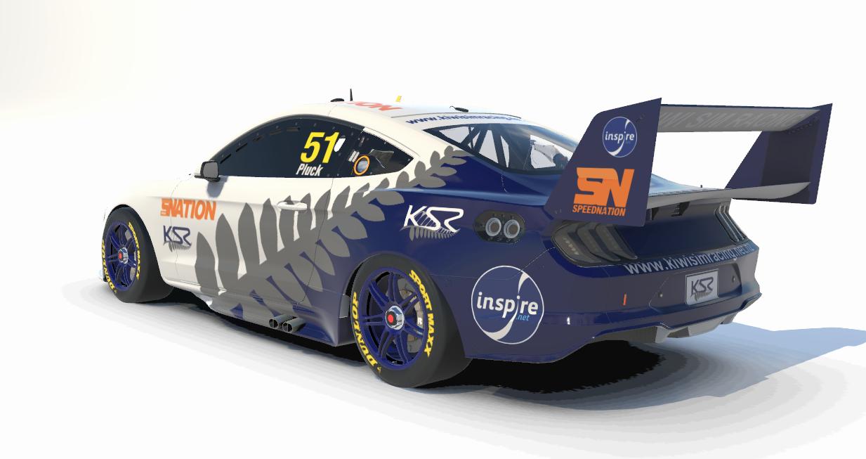 KSR - Kiwi Sim Racing - Ford Mustang by Matthew Pluck2 - Trading Paints