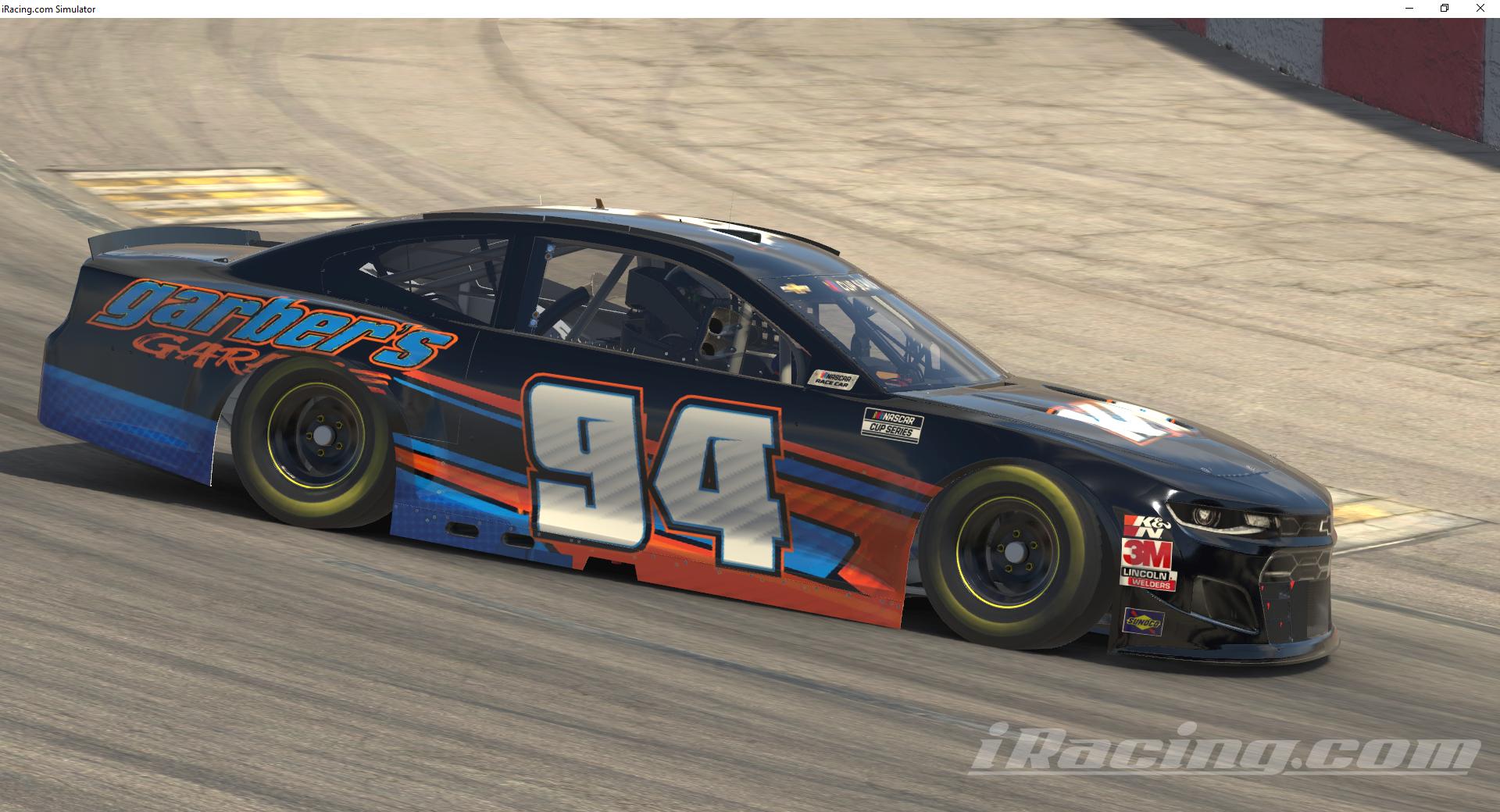 KC Garber 94 Cup Car by Kaiden Anderson - Trading Paints