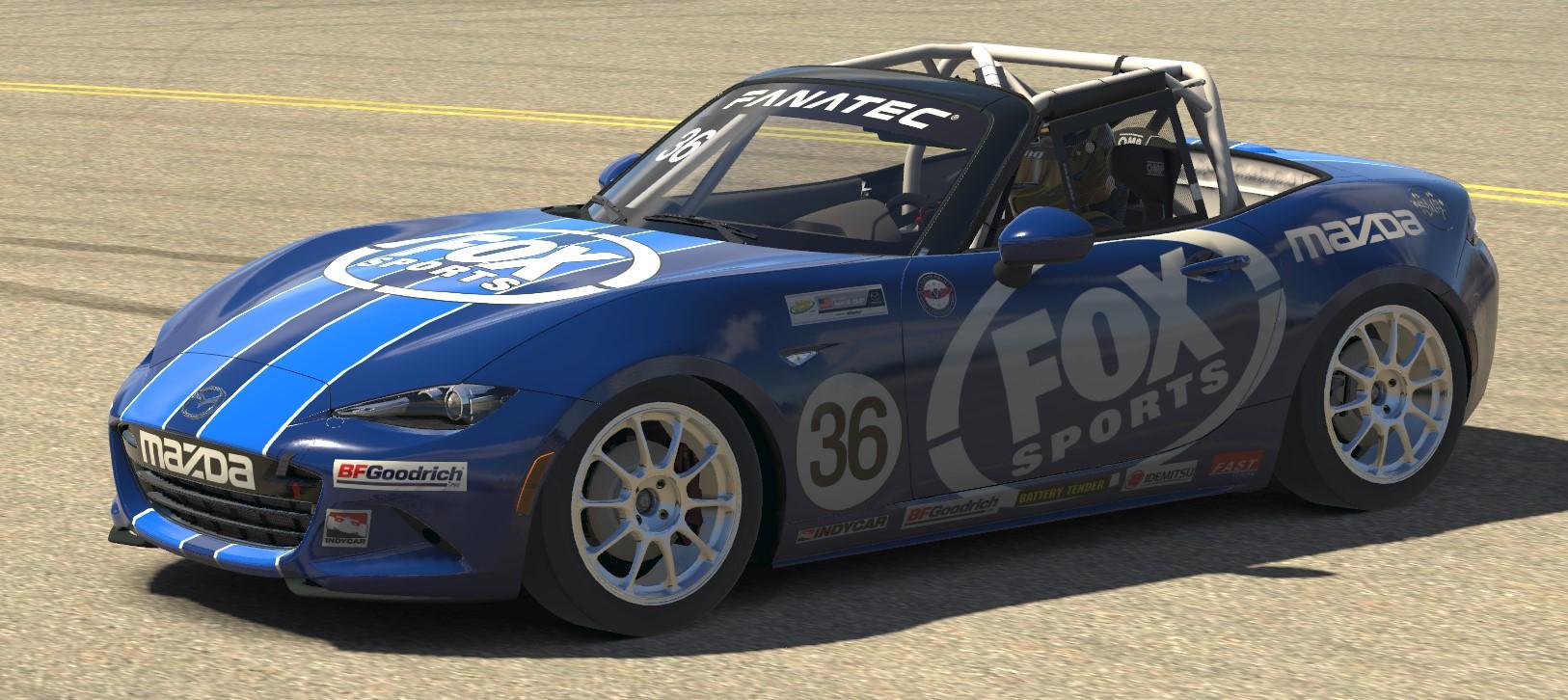 Fox Sports Mazda MX5 2016 by Danny Watson2 - Trading Paints