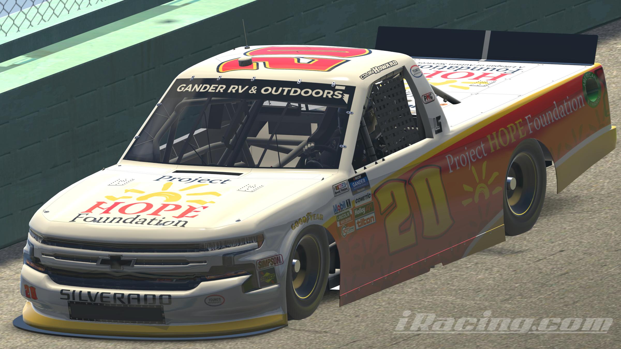 2019 Colby Howard Project Hope Foundation Silverado *CUSTOM NUMBERS* by ...