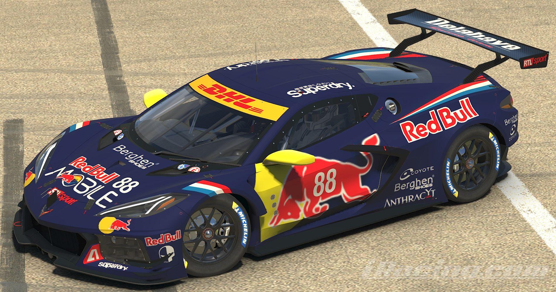 RedBull Mobile Corvette C8R by Stephane Parent - Trading Paints