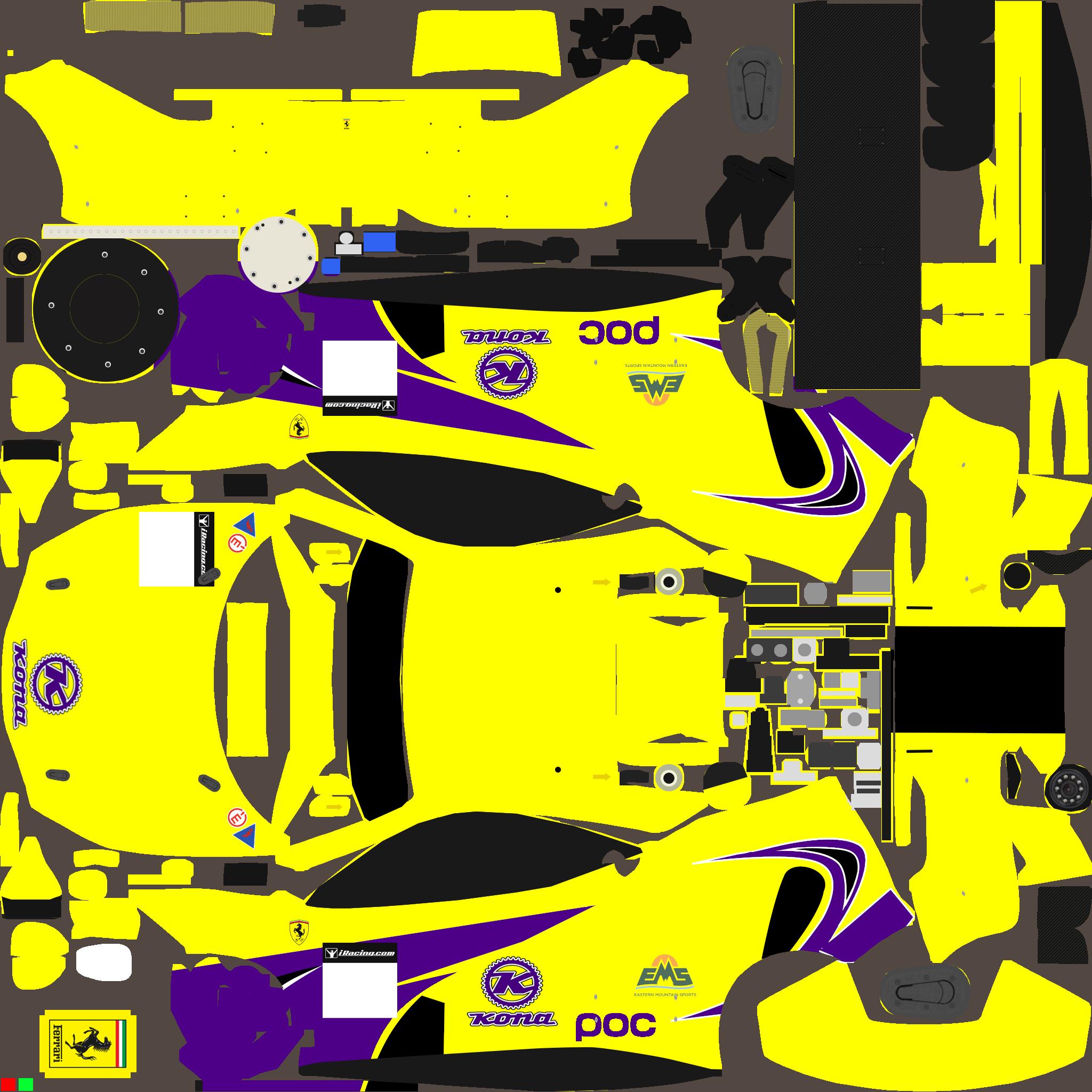 John Solazzo Ferrari 488 GT3 by Gavin Newton - Trading Paints