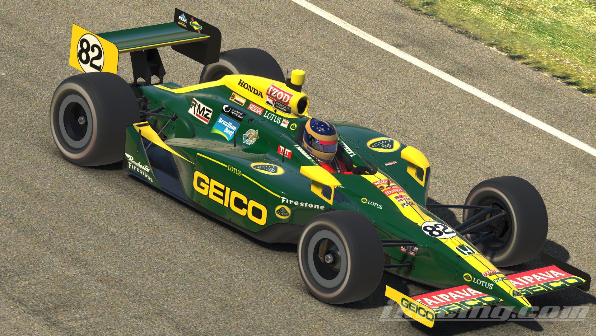Tony Kanaan 2011 Geico/Lotus by Broderic Banta - Trading Paints