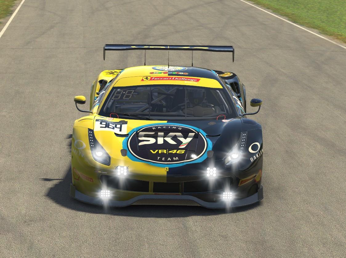 Ferrari 488 GT3 VR46 Sun and Moon by Stephen Phillips3 - Trading Paints