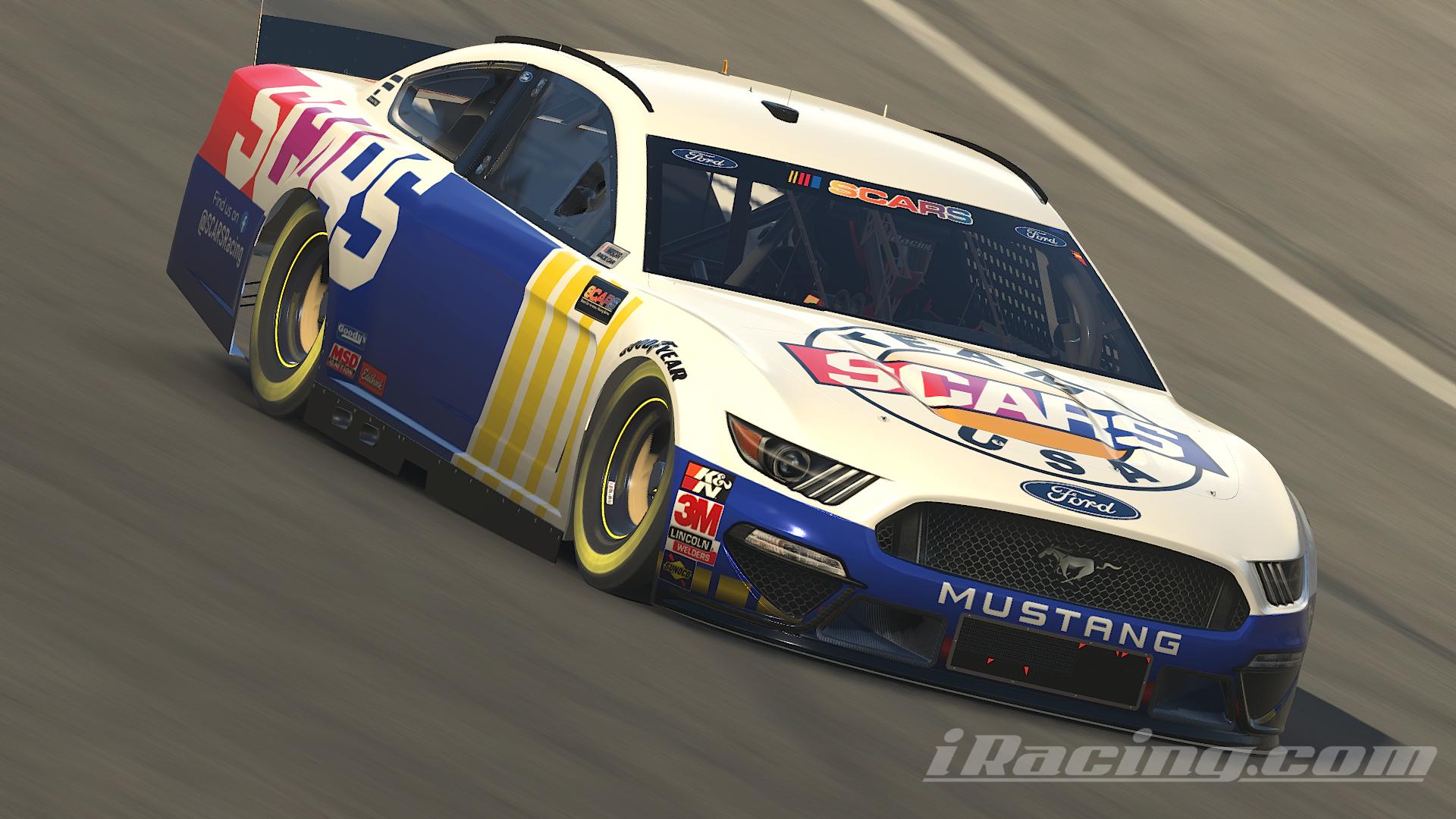 SCARS NASCAR Racing Papyrus Throwback by Jonah Colbert - Trading Paints