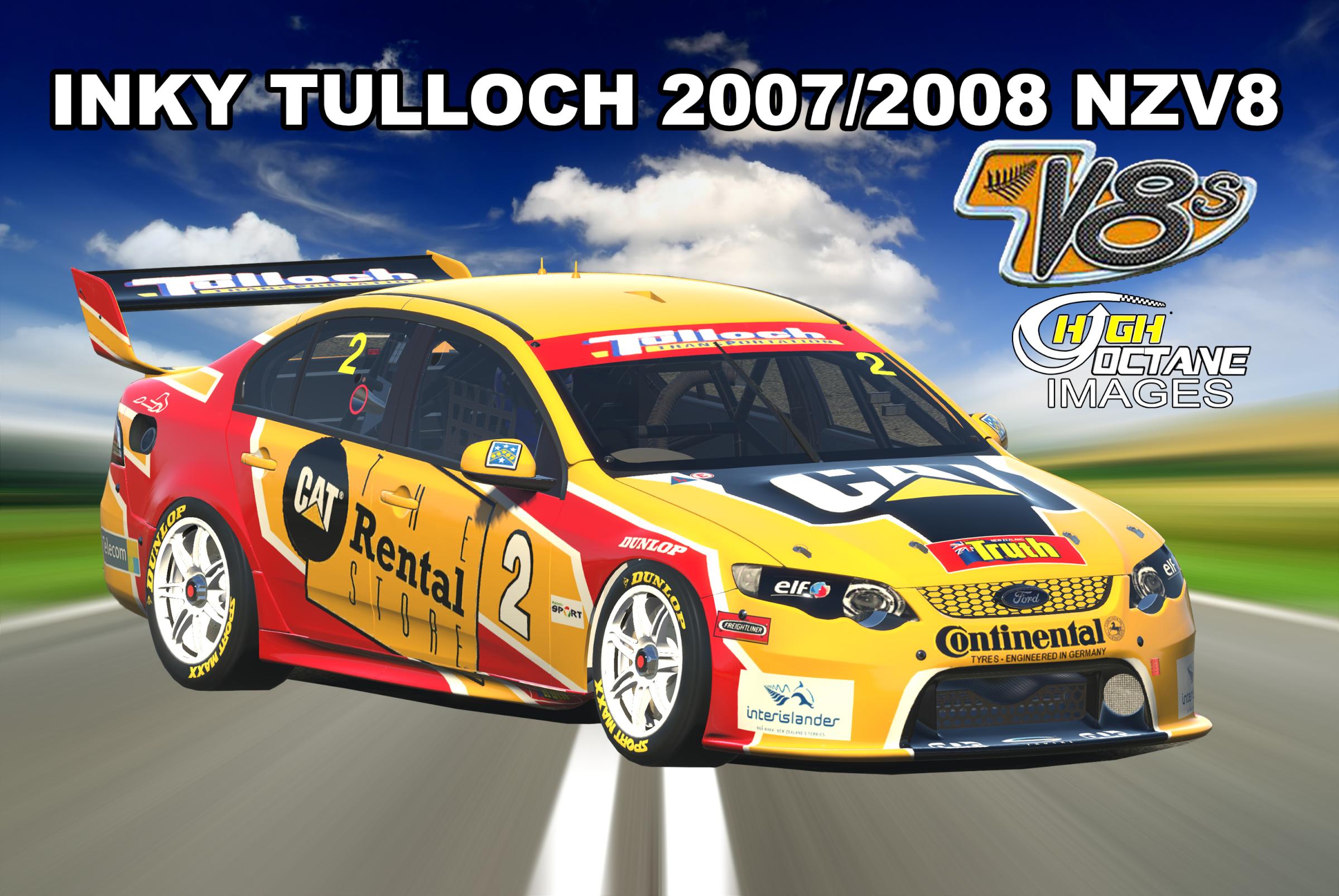 Inky Tulloch 2007/2008 NZV8 by Matt Heywood - Trading Paints