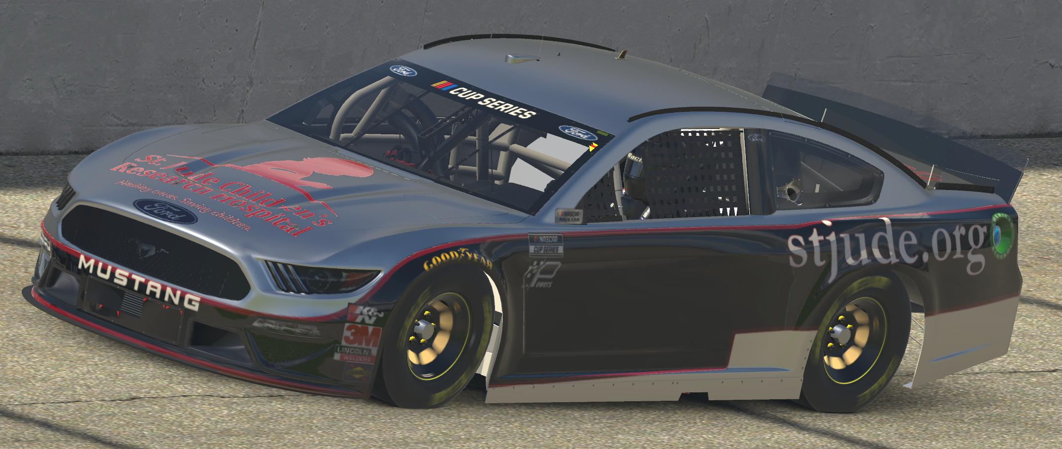 St Jude Cup Mustang by Tracy Powers - Trading Paints