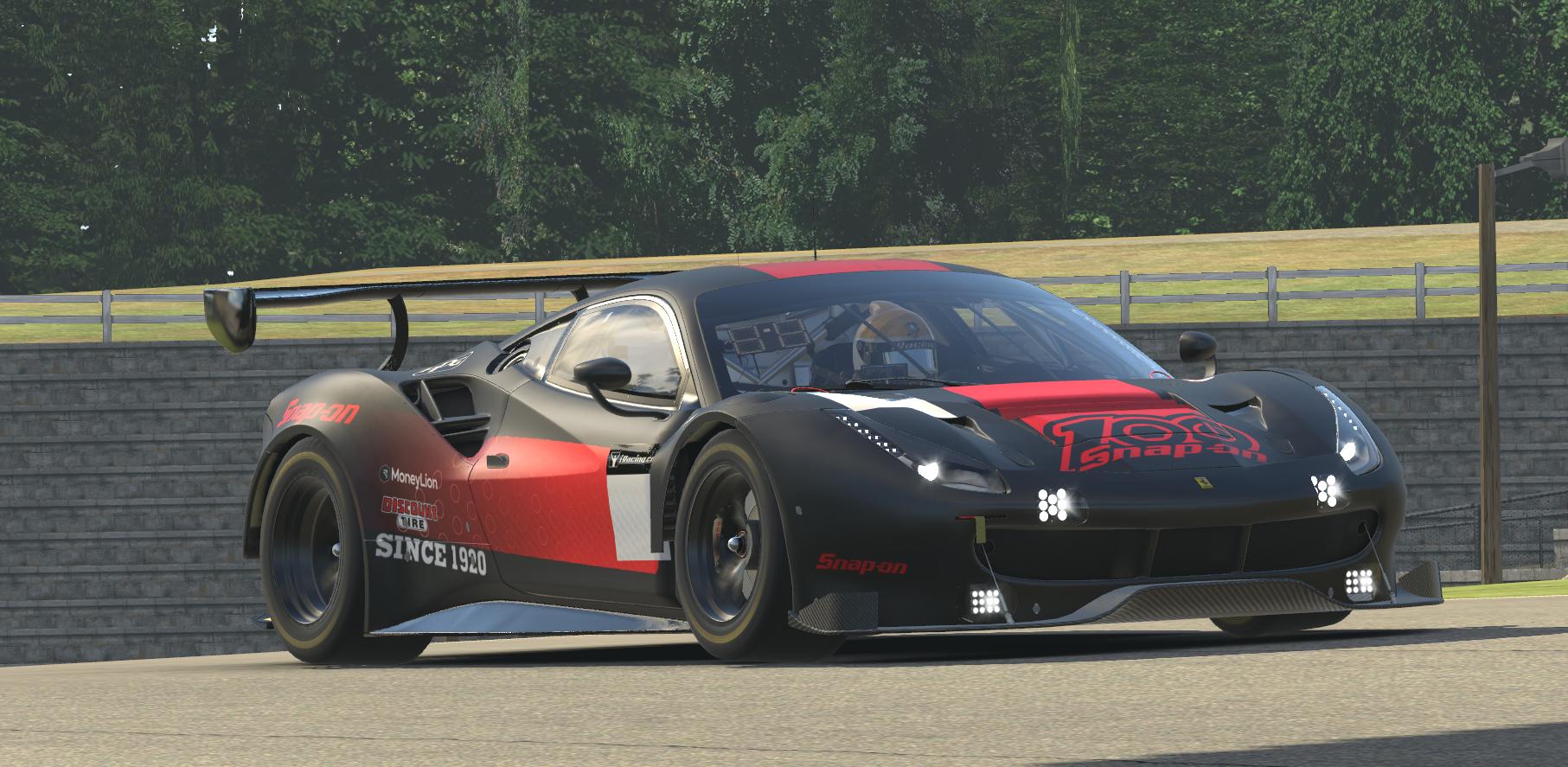 Snap-On Tools Ferrari 488 GT3 (No Number) by Will Bangs - Trading Paints