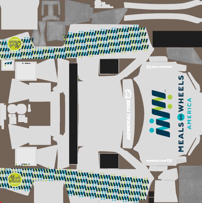 Meals on Wheels Pro2 Stadium Truck by Michael Holler - Trading Paints