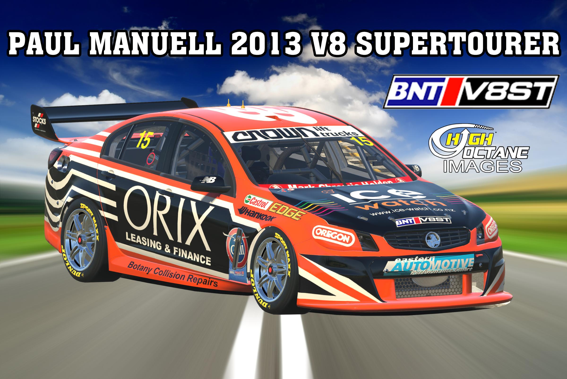 Paul Manuell 2013 V8 Supertourer by Matt Heywood - Trading Paints