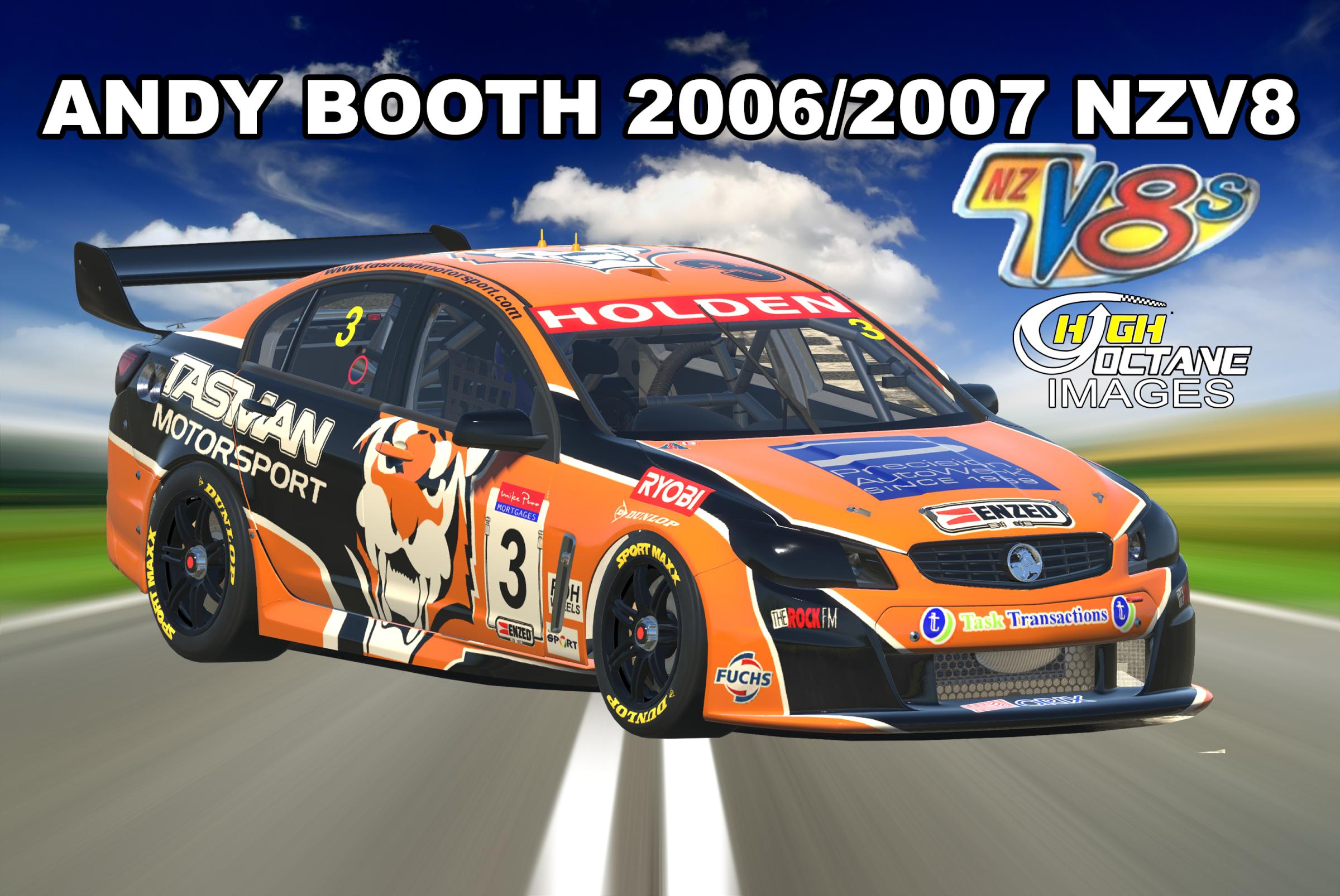 Andy Booth 2006/2007 NZV8 by Matt Heywood - Trading Paints
