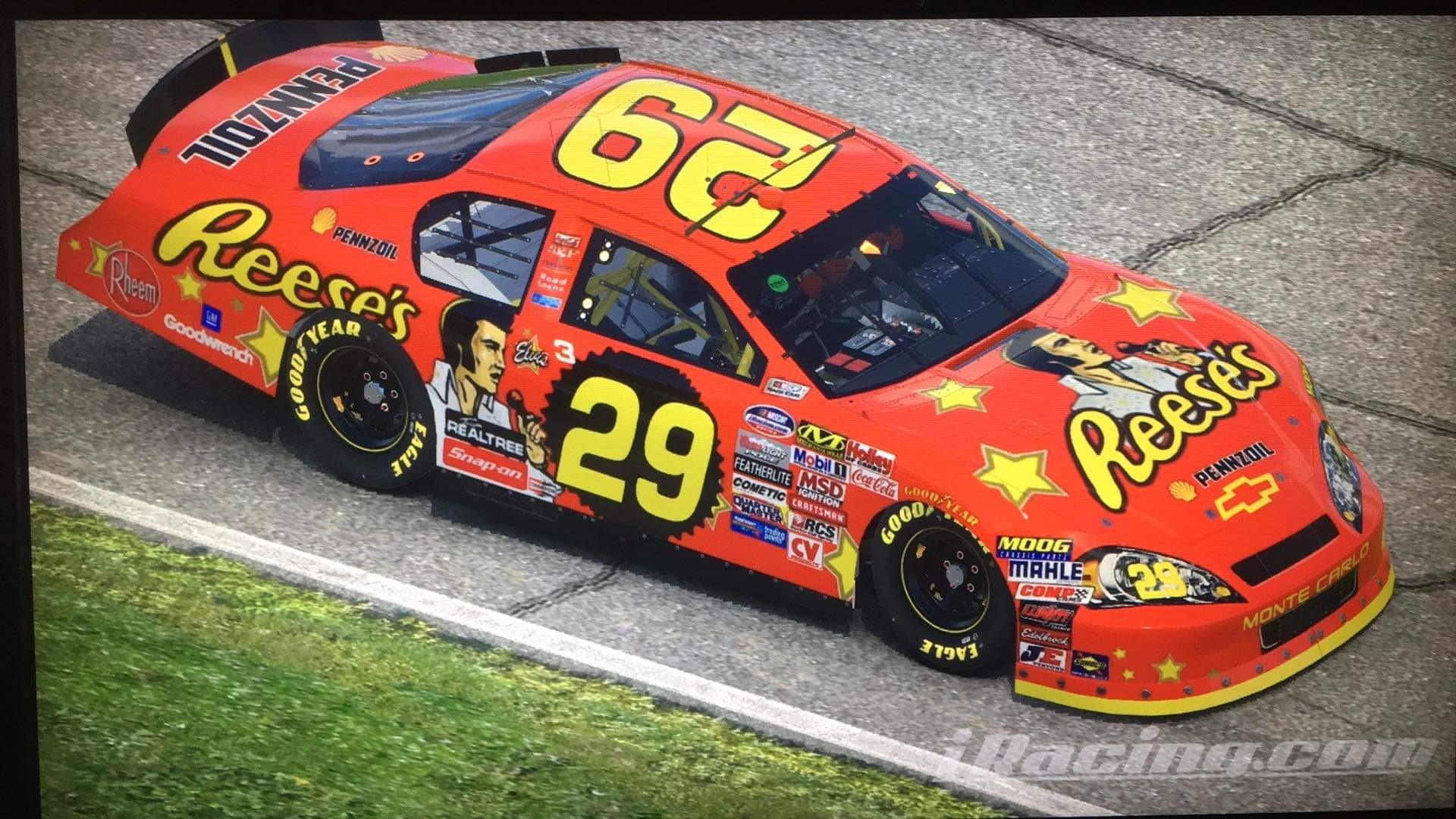 Kevin Harvick Elvis (with numbers) by Michael Coulter J. - Trading Paints