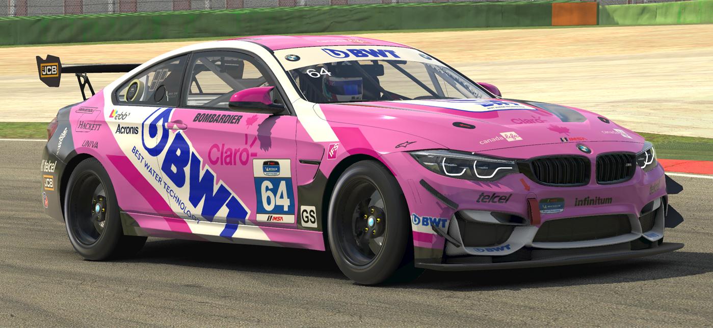 BWT Racing Point BMW M4 GT4 by Warren M. - Trading Paints