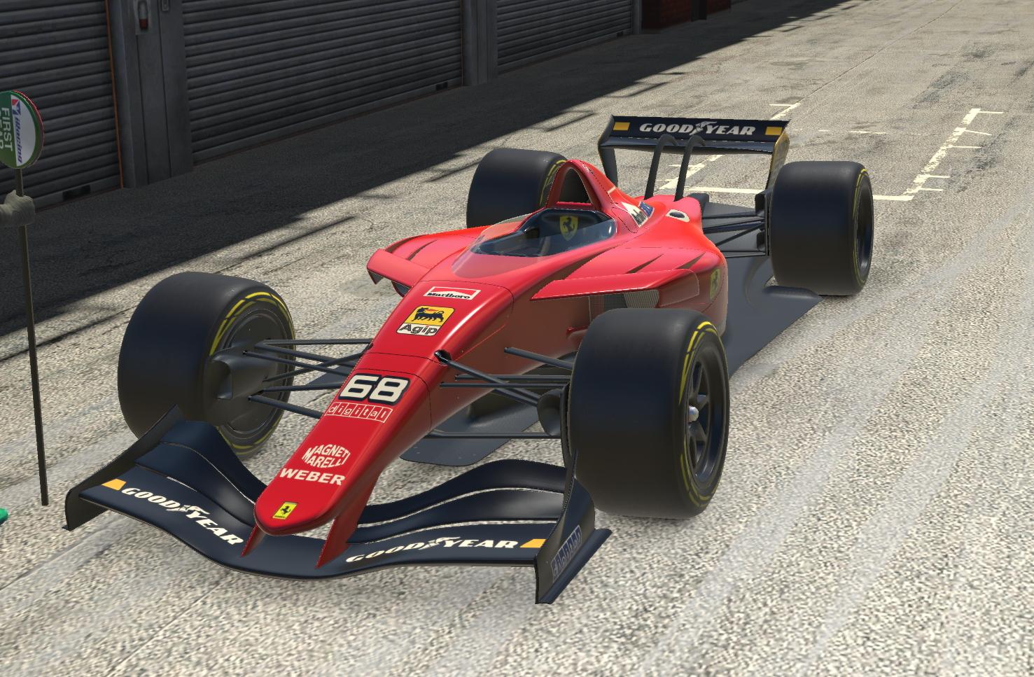 Ferrari 642/3 - Dallara iR-01 by James F. Costa - Trading Paints